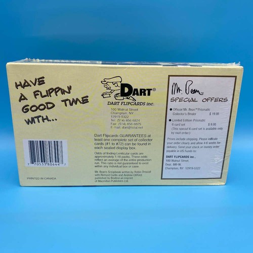 Mr Bean Trading Cards Box – Dart (1997) | Hoarders | Collectables Store ...