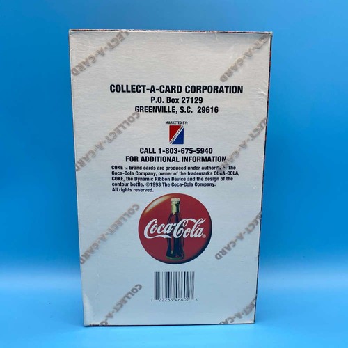 Coca Cola Series 1 Collectors Cards Box – Collect-A-Card (1993 ...