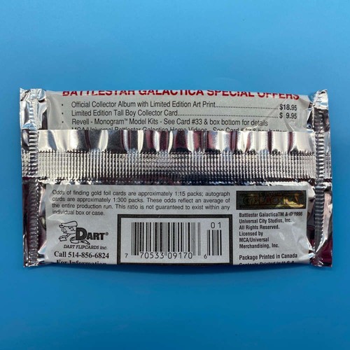Battlestar Galactica Deluxe Single Packet – Dart (1996) | Hoarders ...